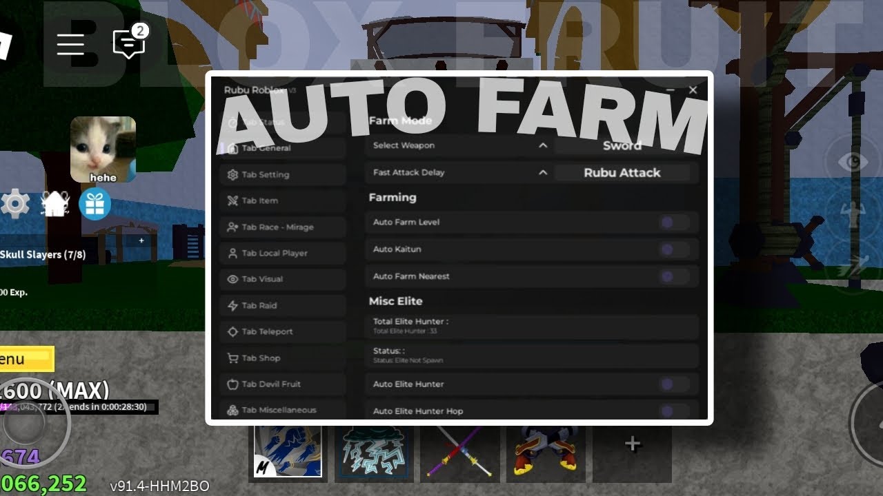 [UPDATE 24] BLOX FRUIT SCRIPT | RUBU HUB | AUTO FARM | AUTO PREHISTORIC ISLAND | - YouTube
