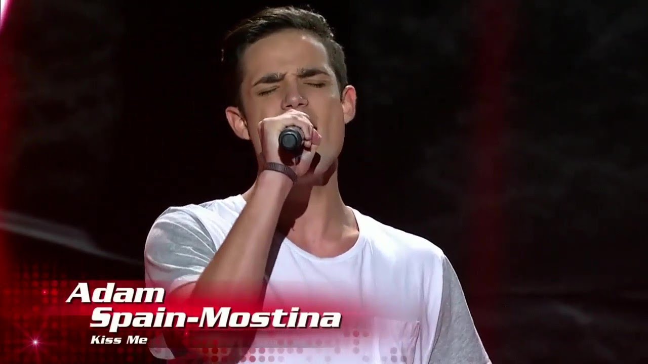 Adam Spain Mostina - Kiss Me | The Voice Australia 4 (2015) | Blind ...
