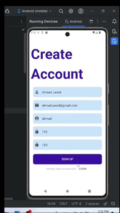 Flutter SQLite Login and Sign Up with Profile | #Flutter - YouTube