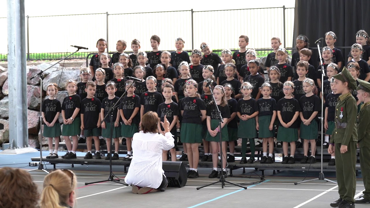 Anzac Day Service 2019 - Little Voices Choir - YouTube