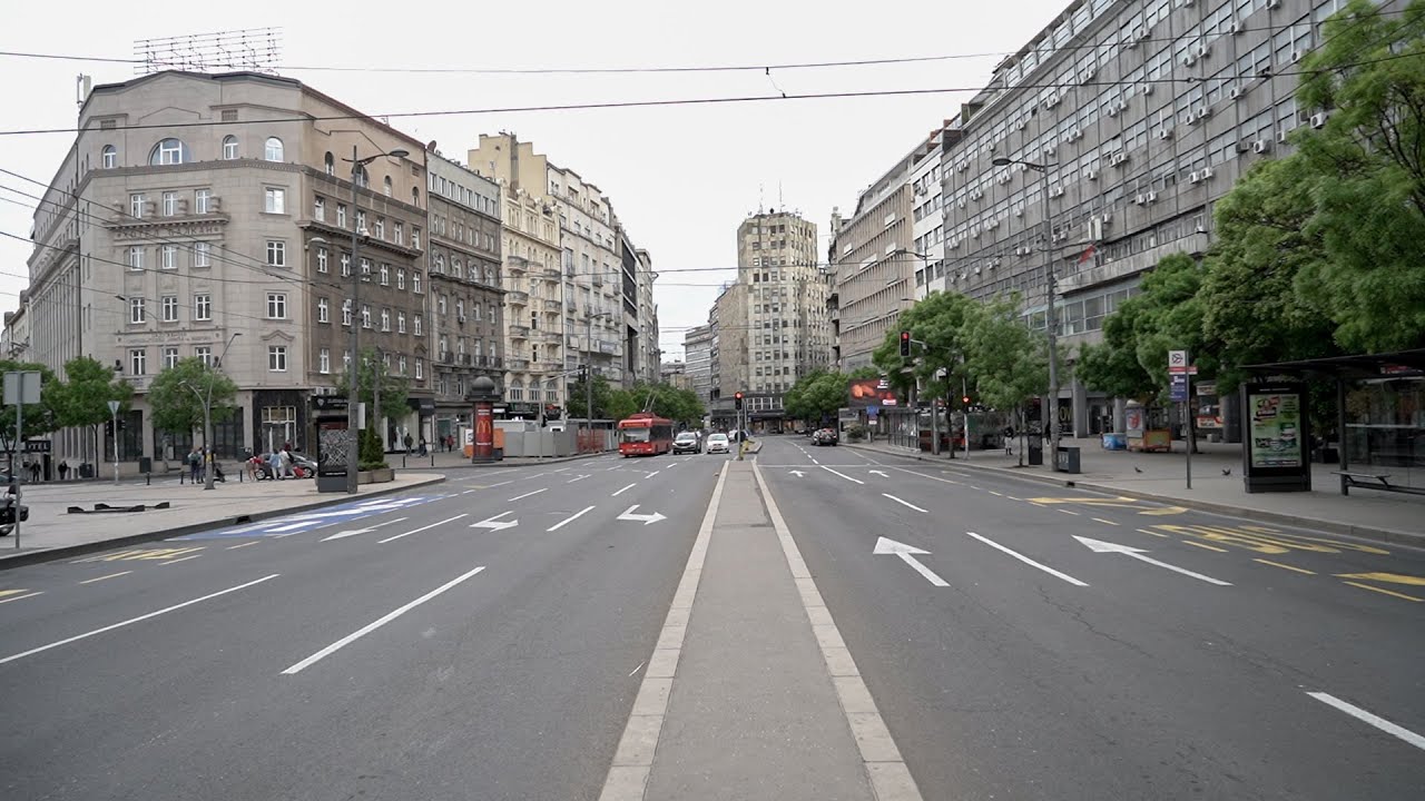 Prazne ulice Beograda za 1. Maj! - YouTube
