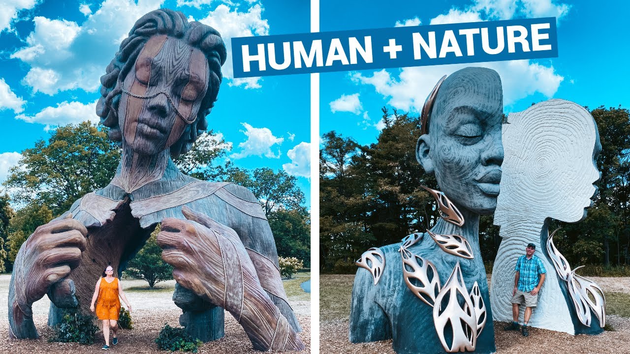 Morton Arboretum | Exploring the HUMAN + NATURE Exhibit - YouTube