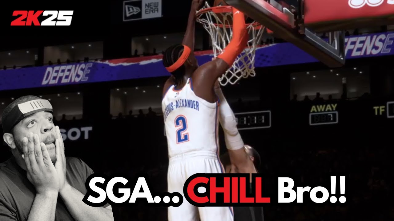 NBA 2k25- SGA has a Serious BAG!! - YouTube