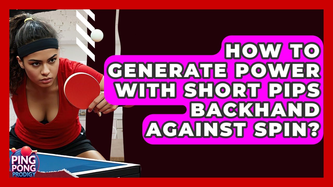 How To Generate Power With Short Pips Backhand Against Spin? - Ping ...