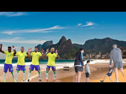 Louis Buckets acknowledge their Brazilian heritage by kicking a ball for 3 minutes and 46 seconds;)