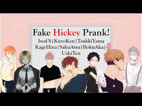 Haikyuu| Fake Hickey Prank! (Gone Wrong)