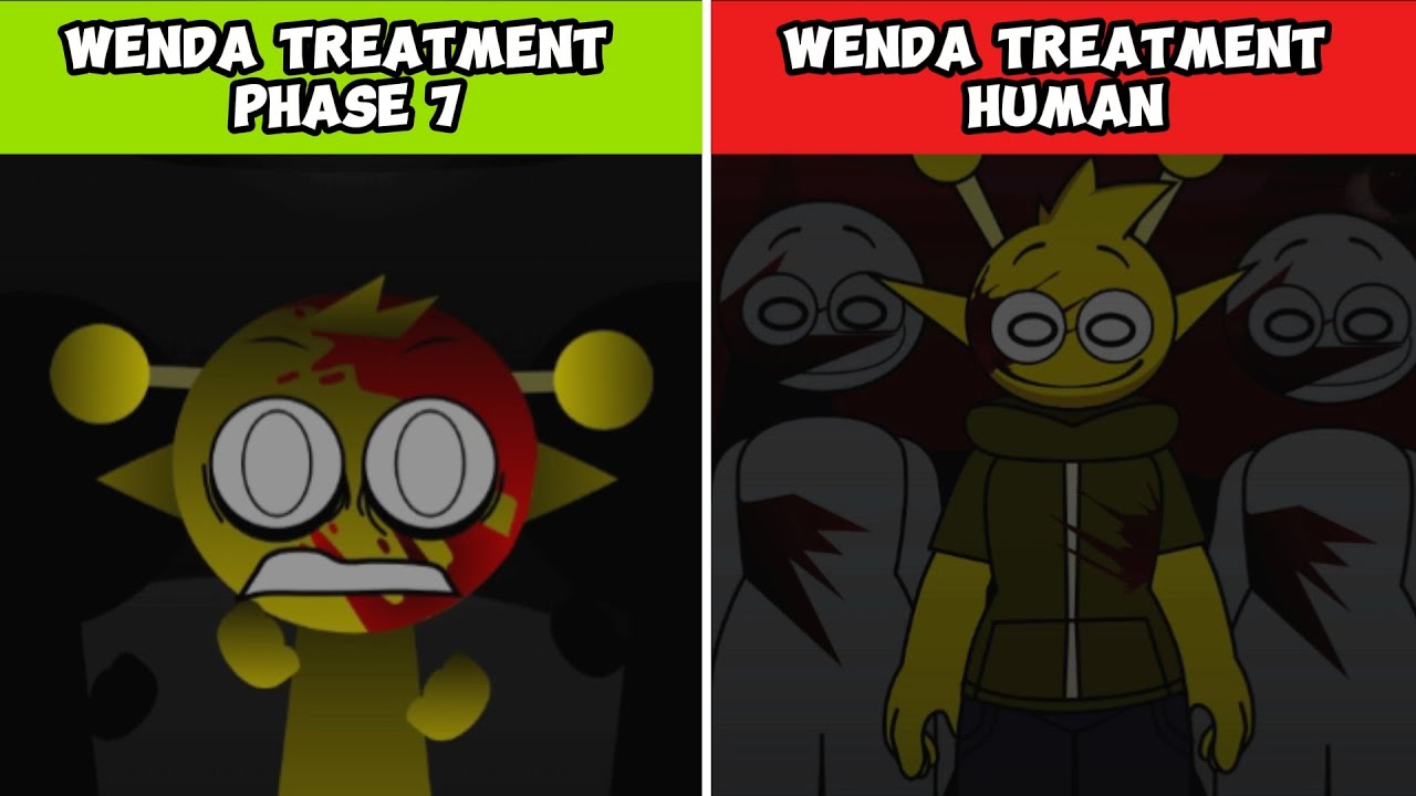 Incredibox Sprunki DEFINITIVE Phase 7 Wenda Treatment vs Wenda ...