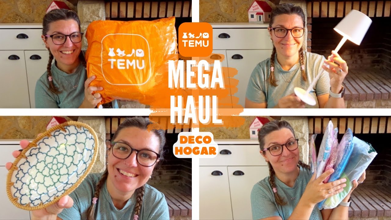 Mega HAUL TEMU Deco y Hogar 2024 *Descuentos y Cupones* - YouTube