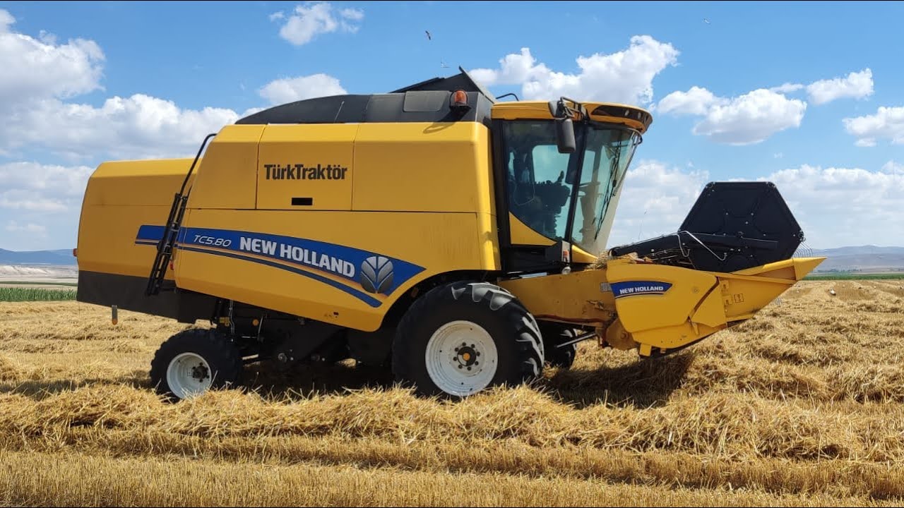 Yeni Biçerdöverimiz New Holland TC5.80!! KARADENİZ TARIM - YouTube