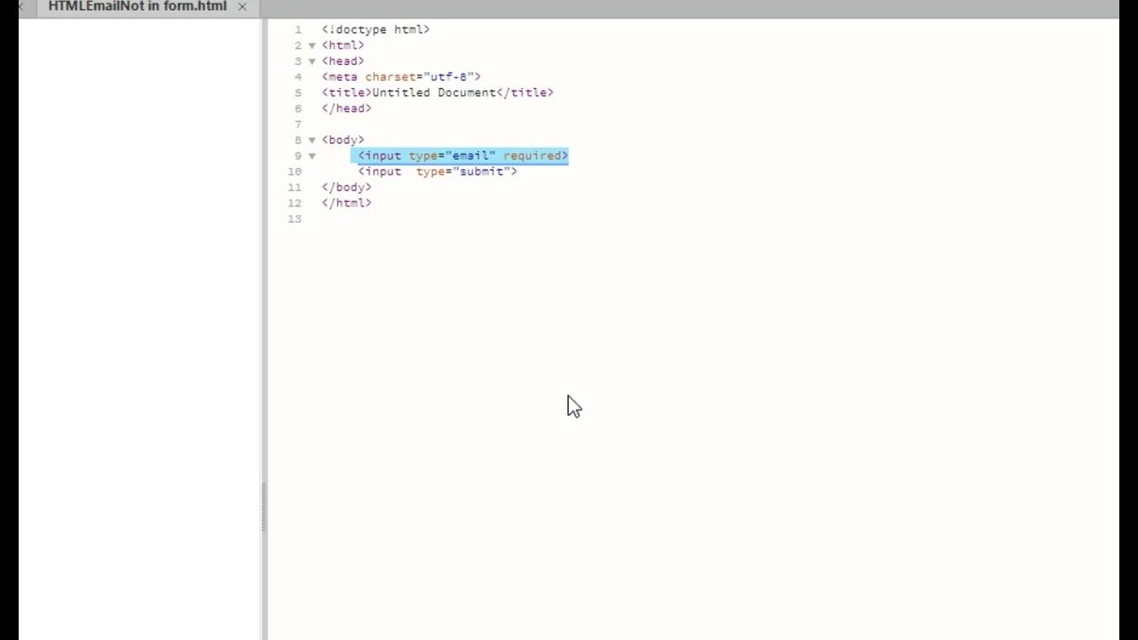 HTML5 Form Validation - YouTube