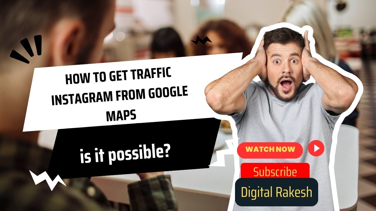 How to get traffic instagram from google maps is it possible - YouTube