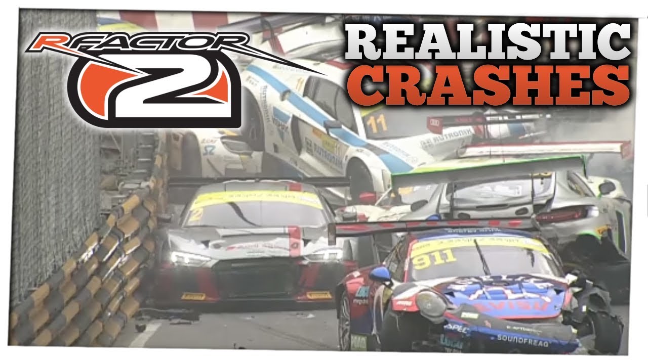 rFactor 2 REALISTIC Crashes #33 [FullHD] | Voatrex - YouTube