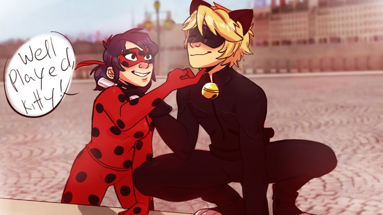 Miraculous Ladybug Comic by Mikavee! Cat-like Reflexes!! - YouTube