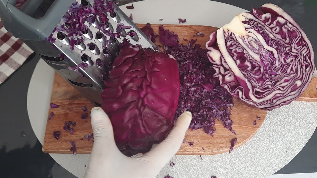 choux rouge râpé ‼️ une délicieuse recette que tt le monde va aimer 🔝👍👍 ...