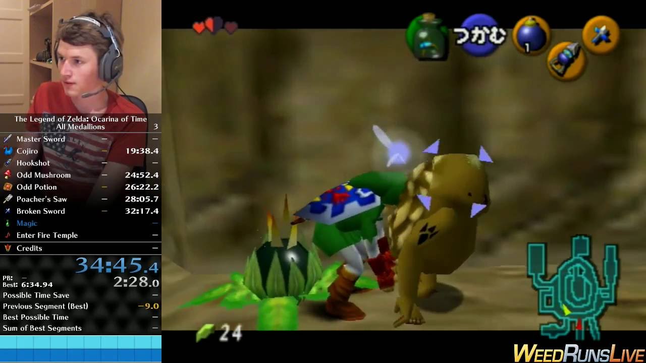 Grabbing the rolling goron's ass - YouTube