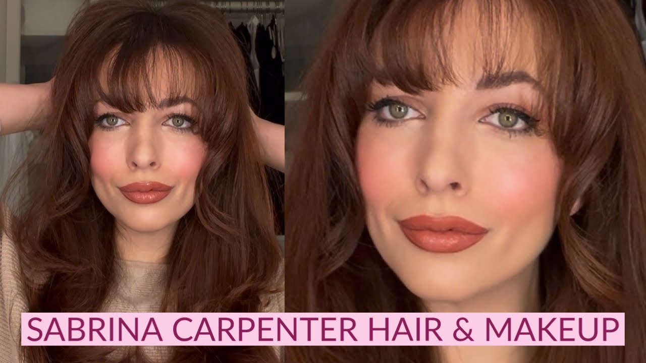 Sabrina Carpenter Hair & Makeup Tutorial - YouTube