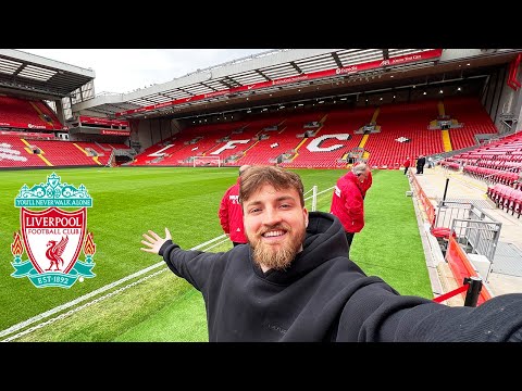 Liverpool Stadium Vlog | First time at Anfield Road 😍 | ViscaBarca