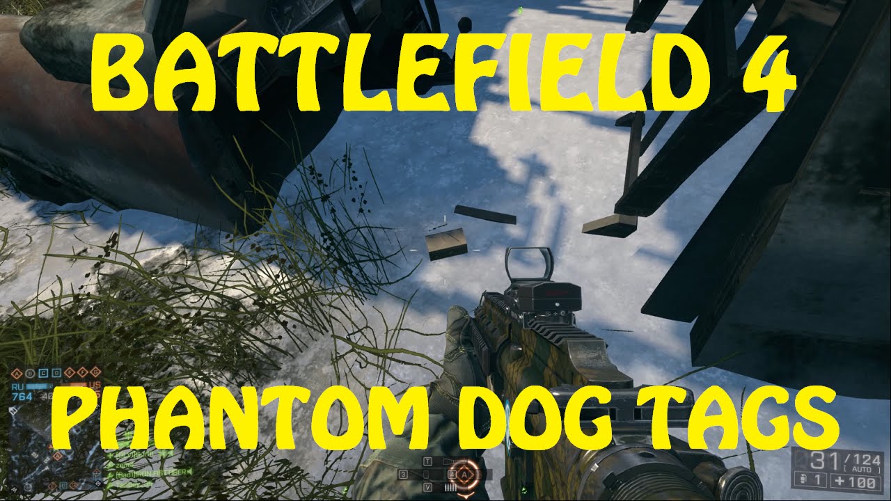 Battlefield 4 - Phantom Dog Tag Hunting + Locations - YouTube