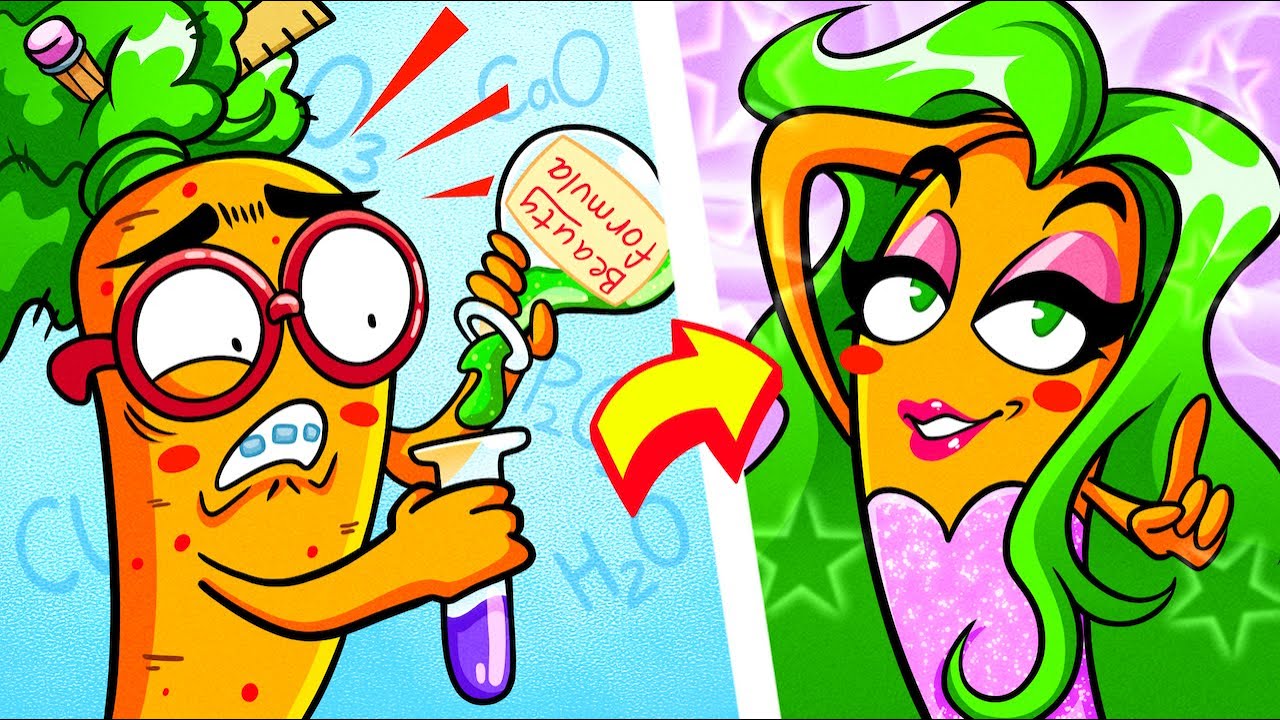 From NERD to CUTIE || Best Ways to Become Popular by Pear Couple - YouTube