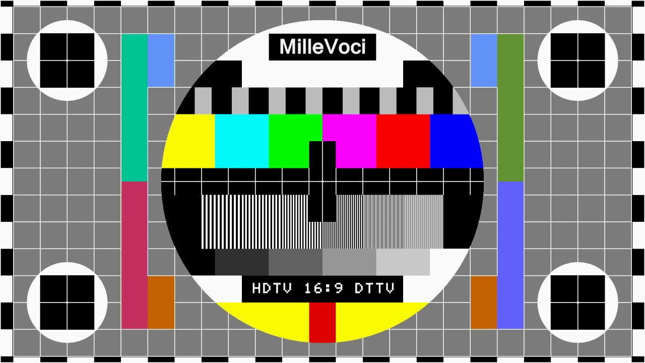 Monoscopio HD 16:9 - YouTube