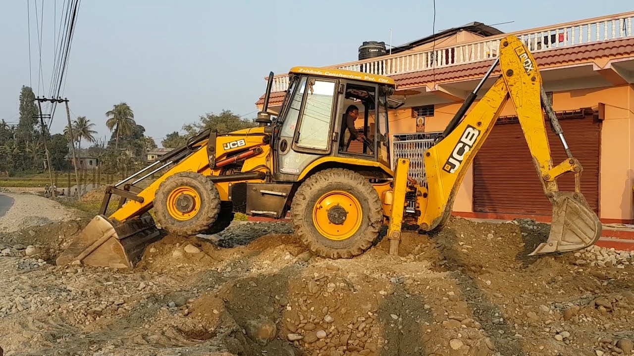 JCB Dozer Leveling Home Ground - JCB Digger Working Video 4 - YouTube