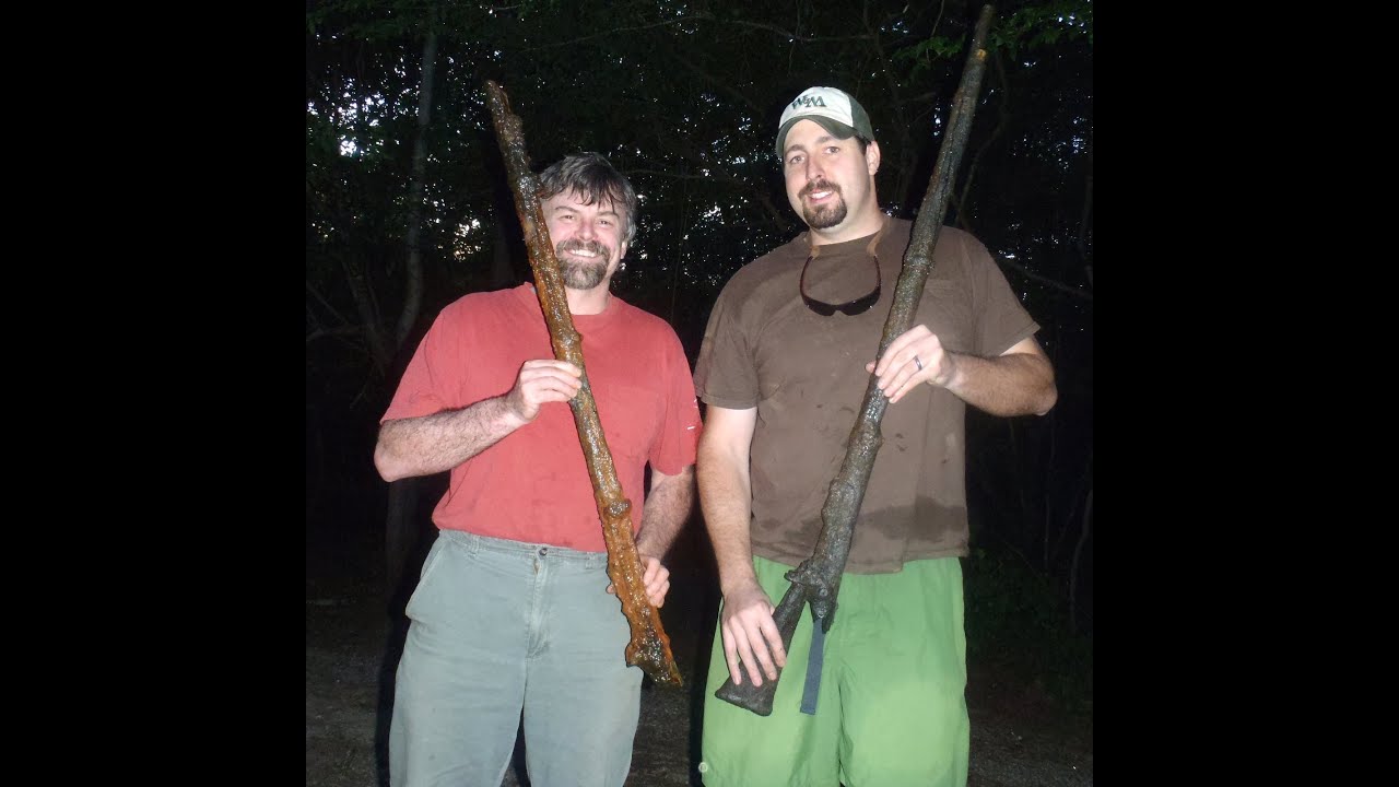 Metal Detecting River Finds: Two Awesome Civil War Guns!!! - YouTube