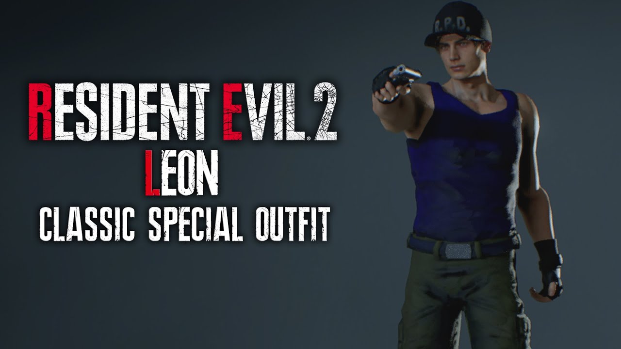 RESIDENT EVIL 2 REMAKE MOD | LEON CLASSIC SPECIAL OUTFIT - YouTube