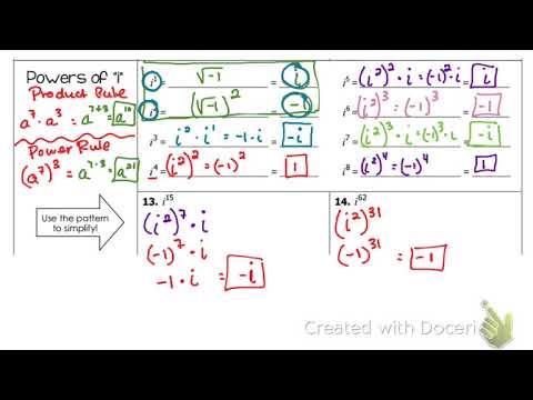 The Imaginary Number NOTES Back side - YouTube
