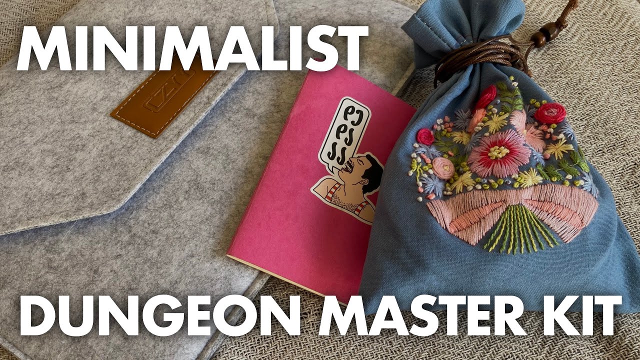 Minimalist Dungeon Master Kit - YouTube