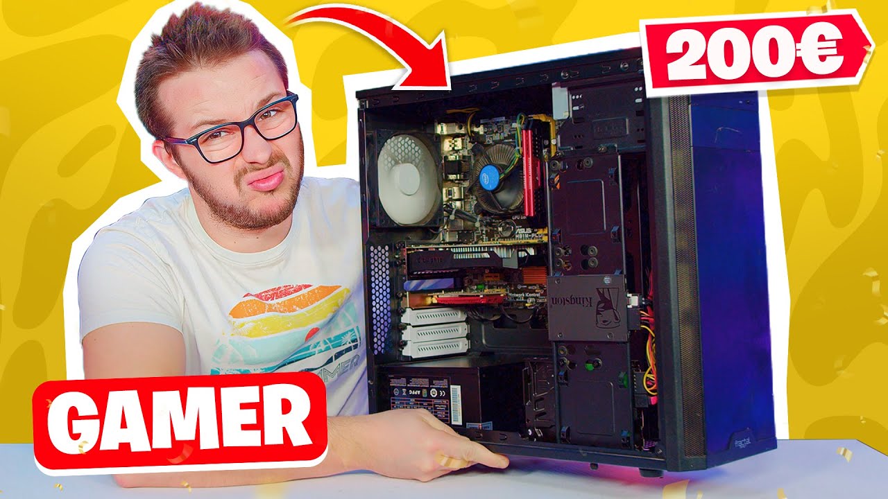 J'AI ACHETÉ UN PC GAMER À 200€ ! - YouTube