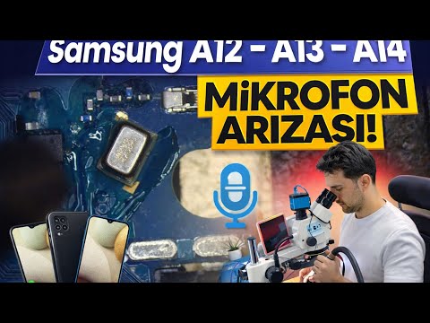 Samsung A14 - A13 - A12 mikrofon arızası - Samsung A14 microphone malfunction ( sm-a143f )