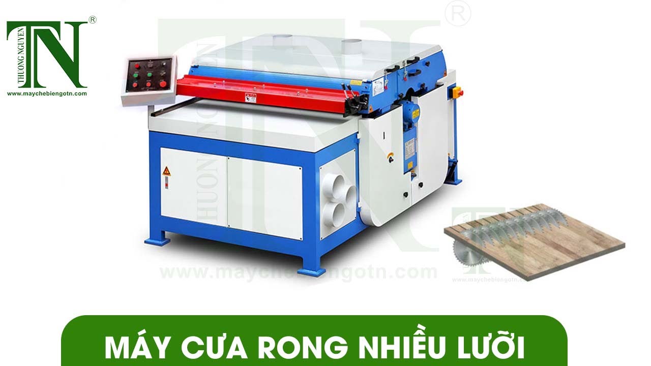 MÁY CƯA RONG NHIỀU LƯỠI KHỔ LỚN 1300MM | XEM CÁCH VẬN HÀNH VÀ HIỆU QUẢ ...