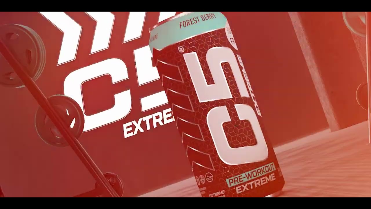 Pre-workout can drink 3d animation - YouTube