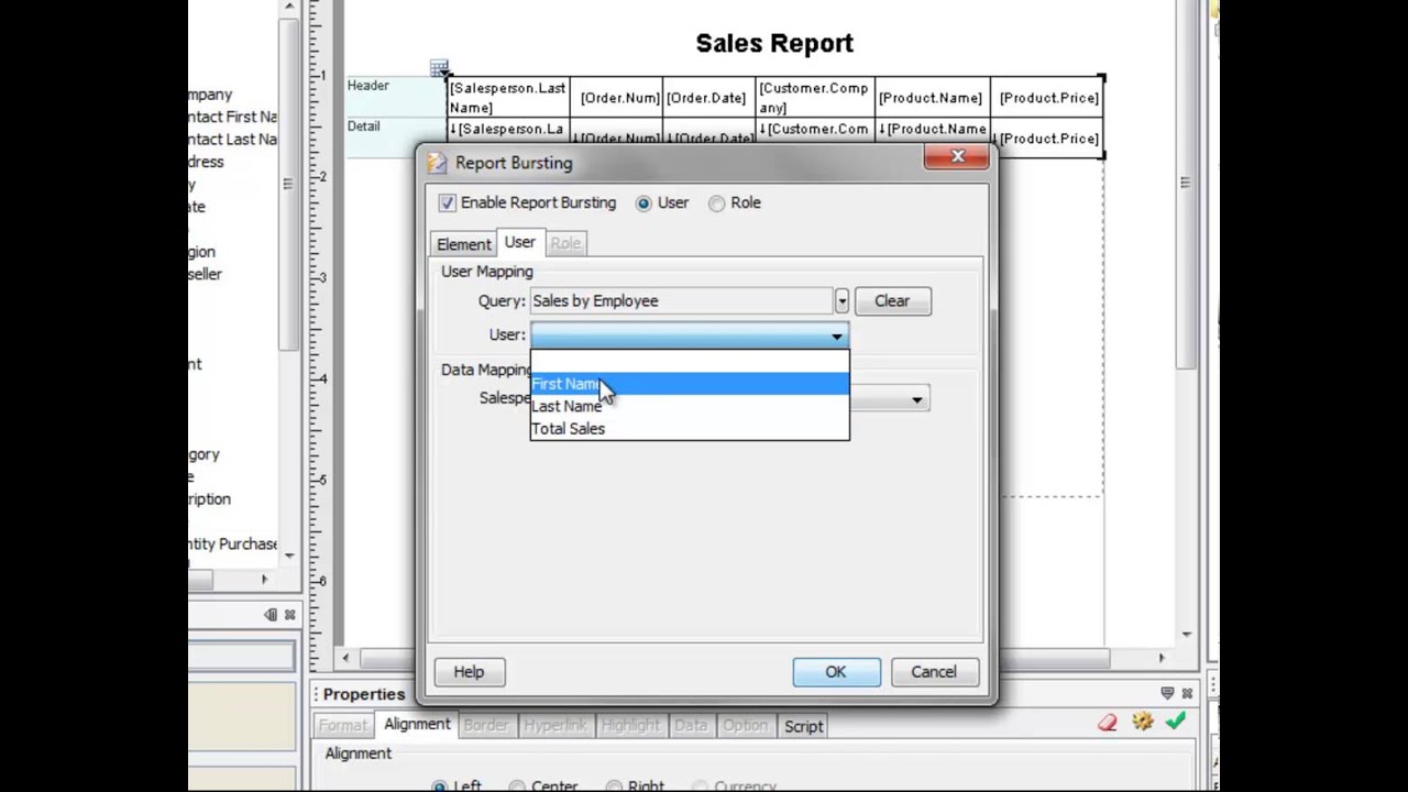 Report Bursting - YouTube