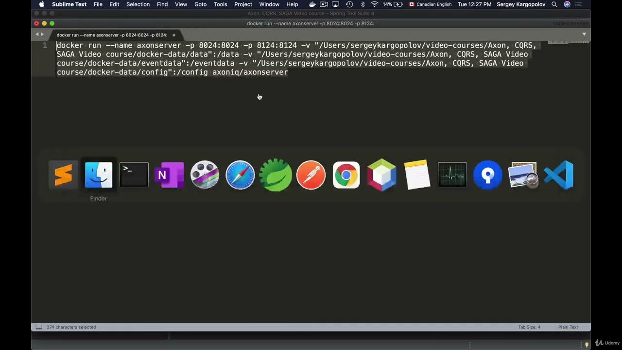 031 Configure Axon Server running in Docker Container - YouTube