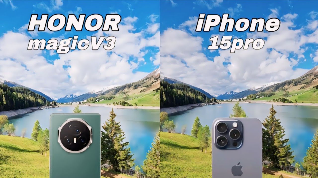 honor magic V3 vs iphone 15pro [camera test] comparison daylight photos ...