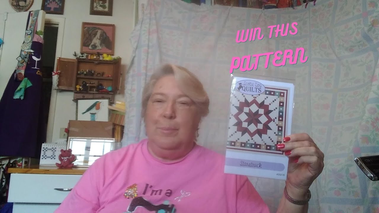 STARSTRUCK QUILT PATTERN, Demonstration for FREE DRAWING - YouTube