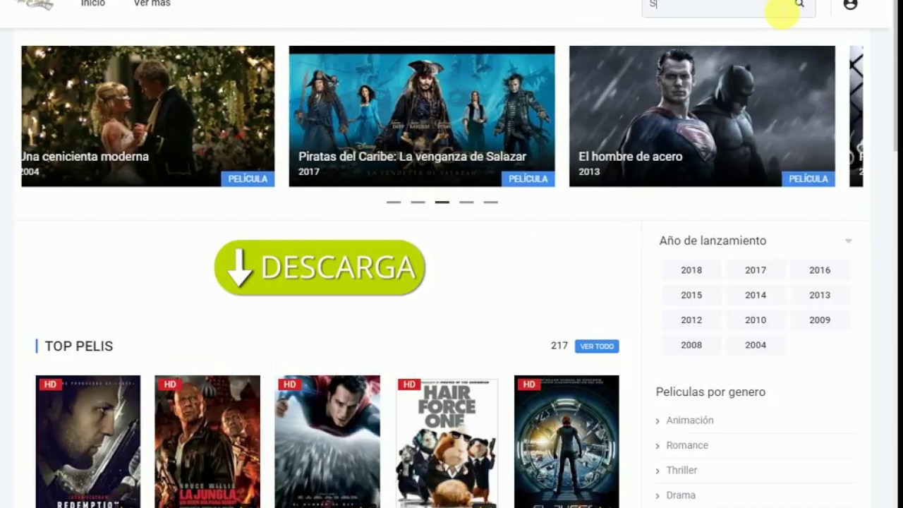 COMO VER UNA PELICULA EN PELISGRATIS.COM.ES - YouTube