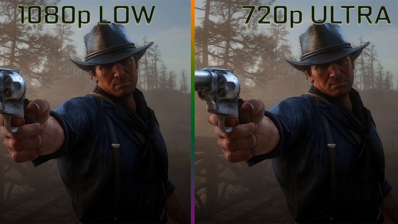 1080p VS 768p - Graphics Comparison - Red Dead Redemption 2 - YouTube