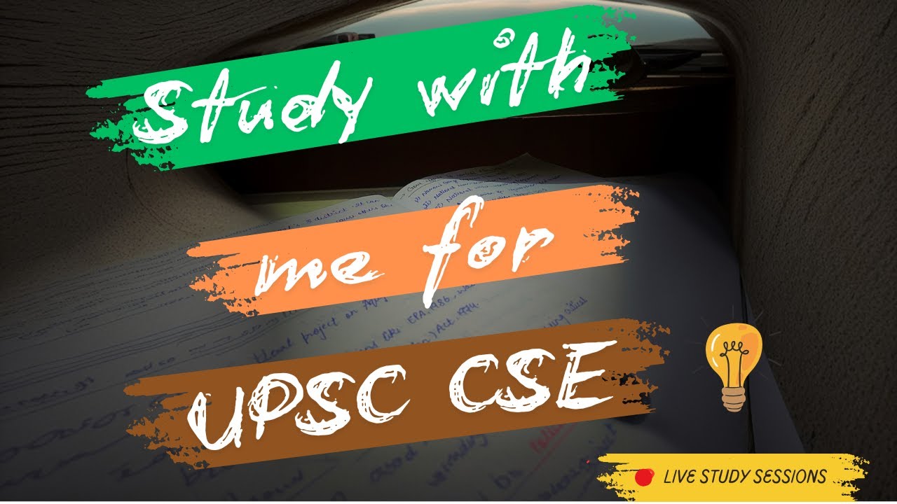 Live 8+ Hour Study with me For UPSC CSE | CA | JEE | NEET | Pomodoro ...