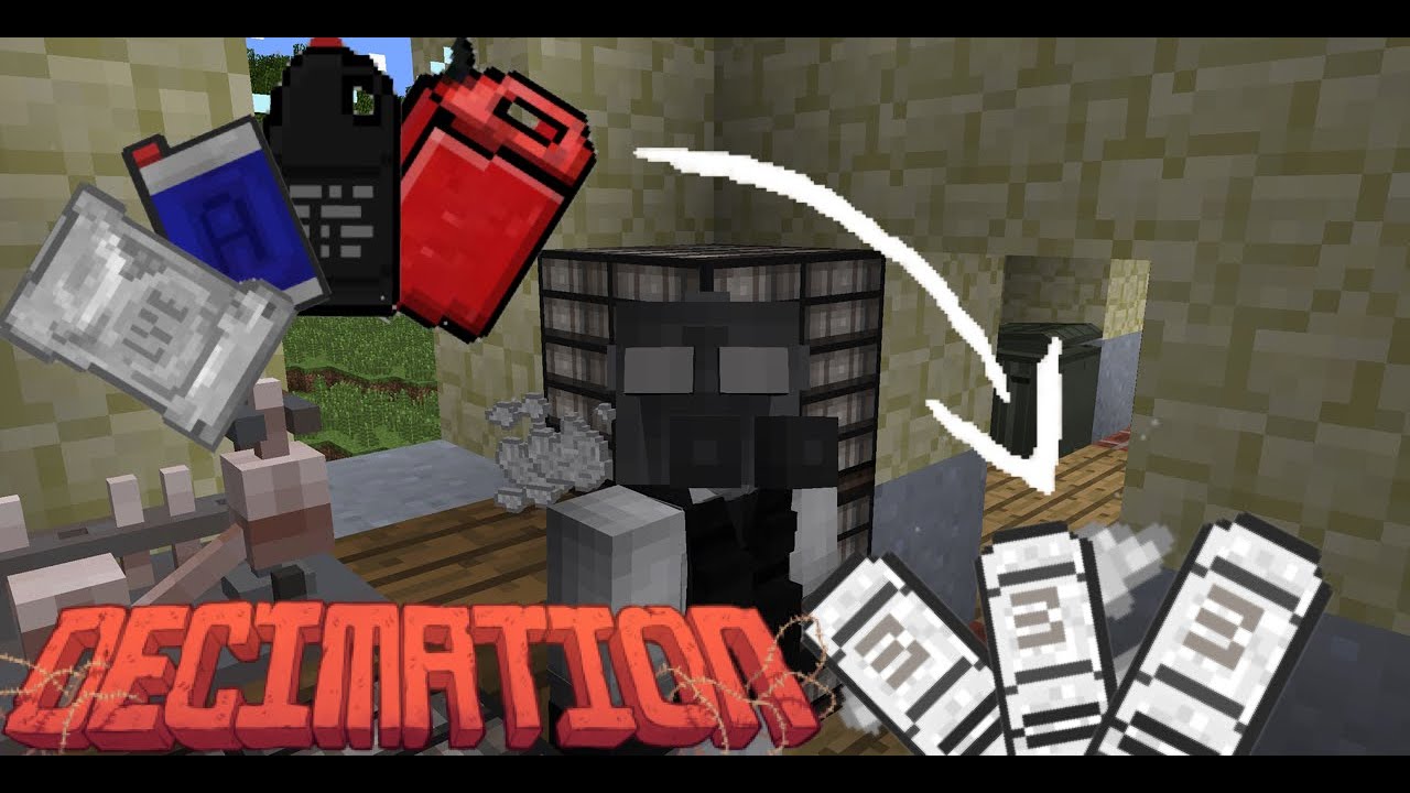 Как Варить Мет в Моде Decimation / Minecraft DayZ Mod - YouTube
