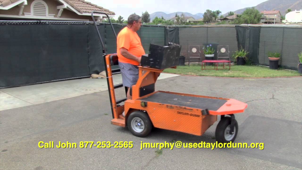 Used Taylor Dunn Stock Chaser SC159 - 129977 - YouTube