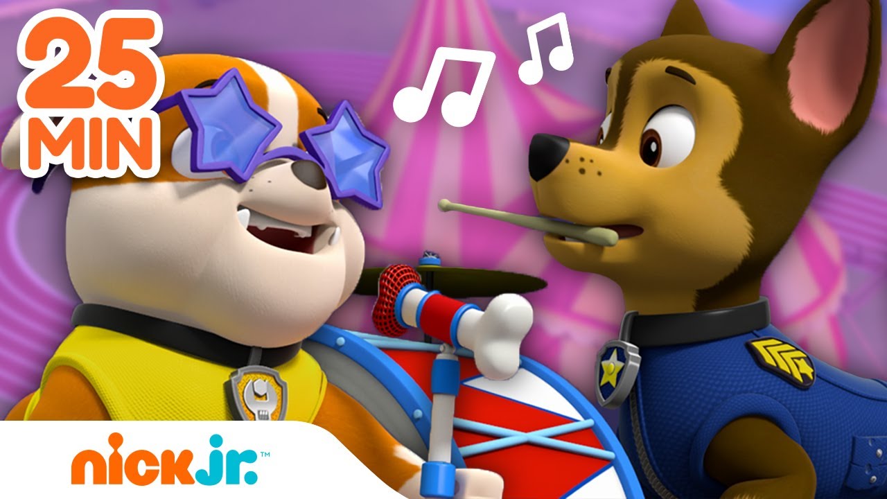 PAW Patrol | ¡Compilación para cantar de 25 minutos de PAW Patrol! 🎵 ...