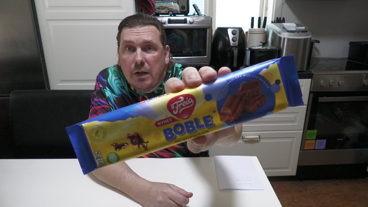 Unboxing Smakprovning Freia Melkechoklad Nyhet med Boble från Rema 1000 ...