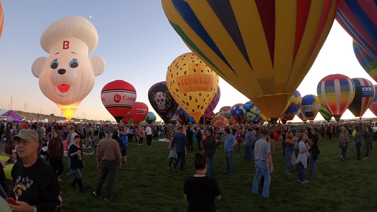 Albuquerque International Balloon Fiesta 12 Second Hyperlapse walking ...