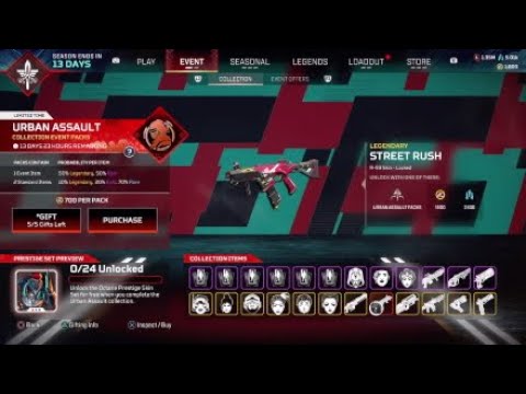 Apex Legends Urban Assault Collection Event - Octane Prestige Skin ...