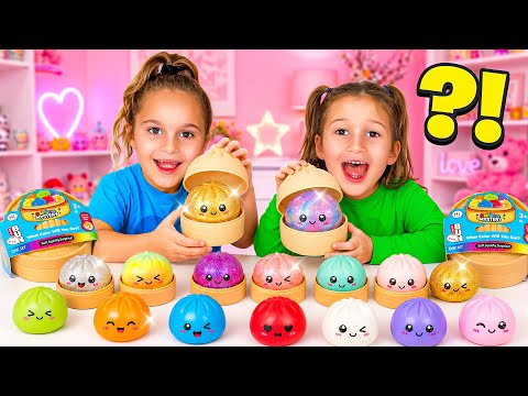 My Daughters Open Mystery Dumpling Squishies!