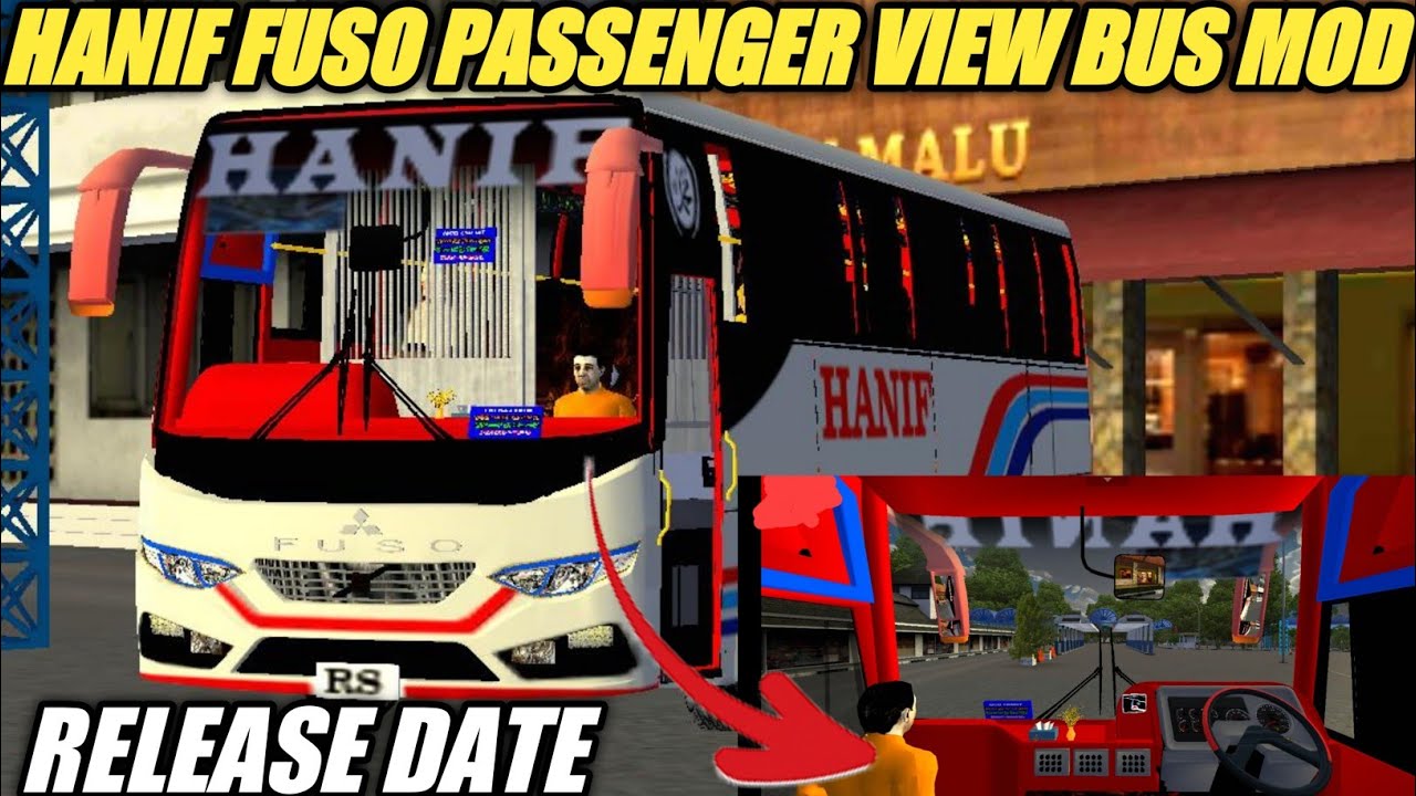 HANIF FUSO PASSENGER VIEW BUS MOD BUSSID । হানিফ ফুসো প্যাসেঞ্জার ভিউ ...