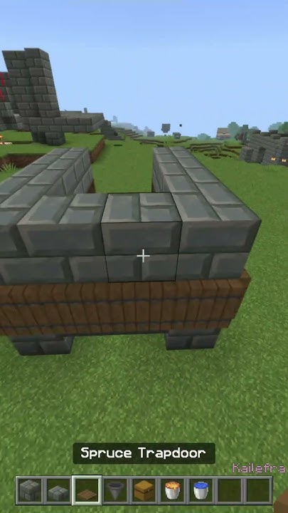 minecraft how to make a stone farm | kailefra #minecraft #farm - YouTube