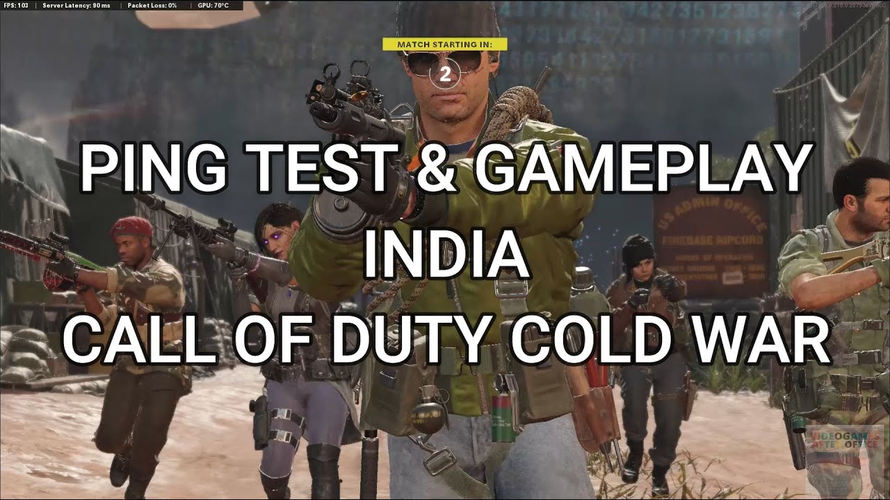 INDIA PING TEST CALL OF DUTY COLD WAR - GAMEPLAY #callofduty #coldwar # ...